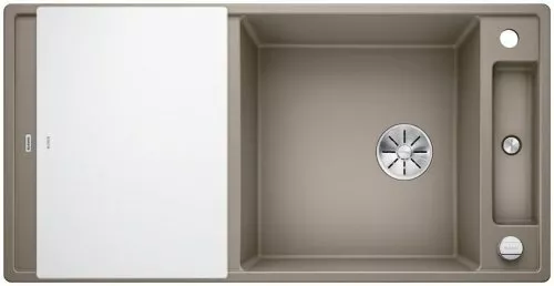 Blanco Axia III XL 6 S Silgranit mosogató üveg vágódeszkával