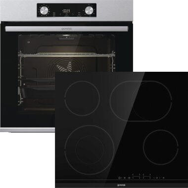 Gorenje BPS6737E14X + ECT643BCSC sütő és főzőlap szett